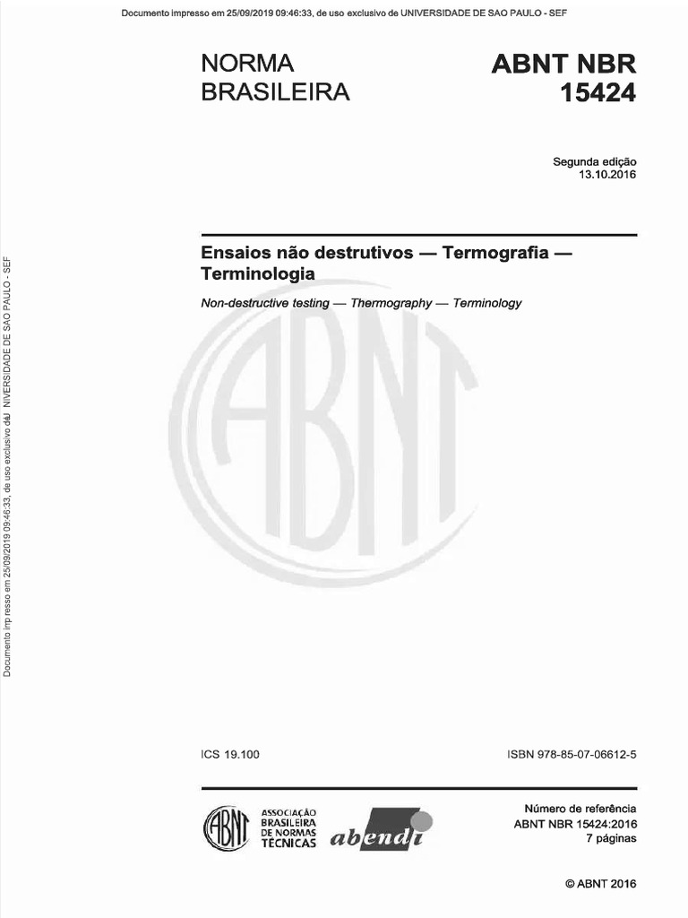 NBR 15424-2016 | PDF