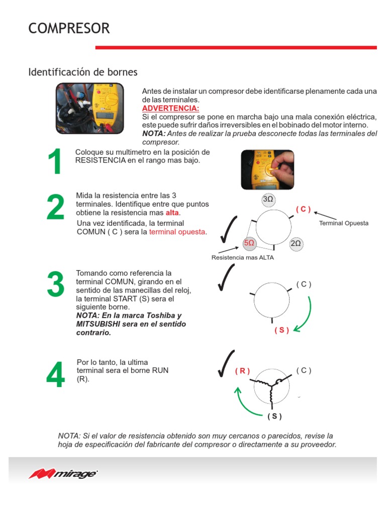 Bornes Del Compresor