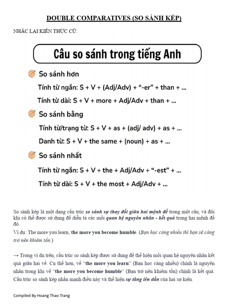 Double Comparatives | PDF