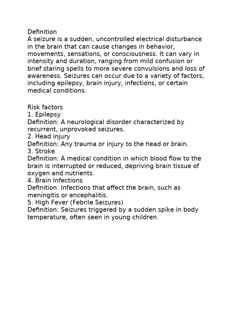 Definition , Risk Factors | PDF