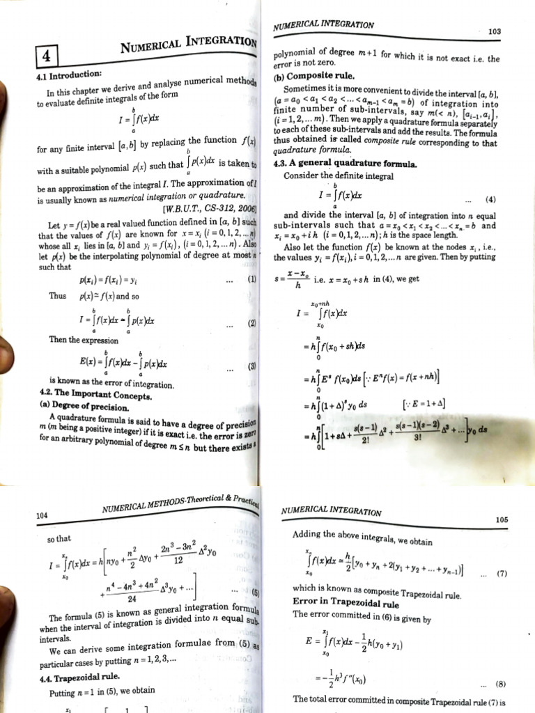 Numerical Methods Chapter 4 | PDF