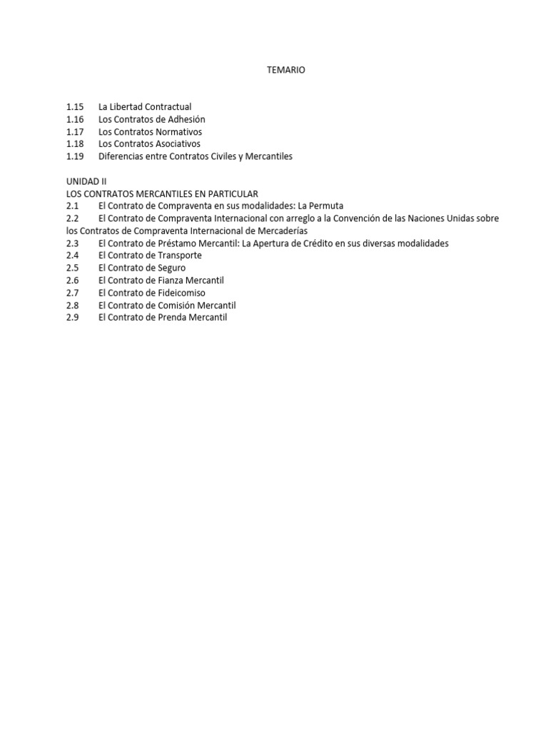 Temario Segundo Parcial | PDF