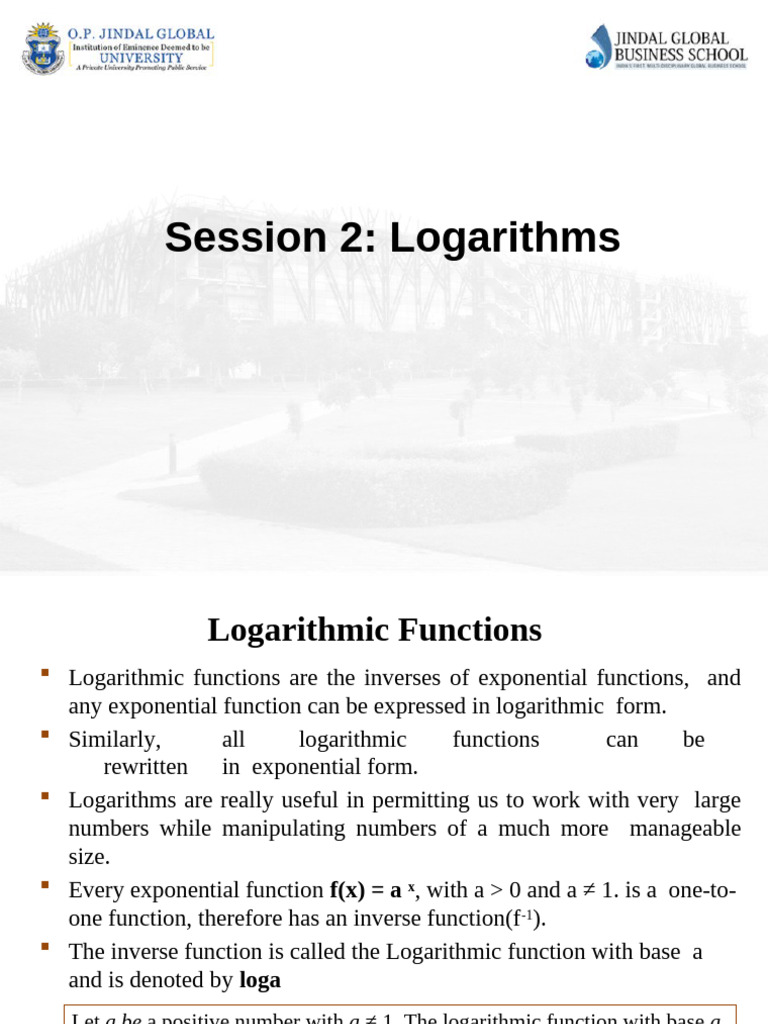 Logarithms | PDF