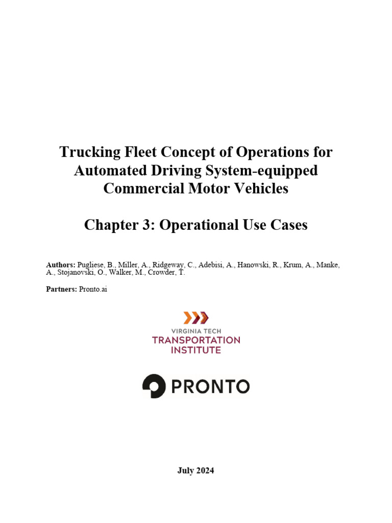 3 Operational Use Cases - Final | PDF