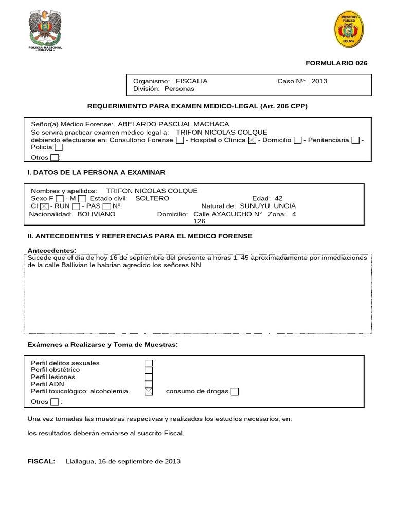 Formulario 026 | PDF | Política | Derecho
