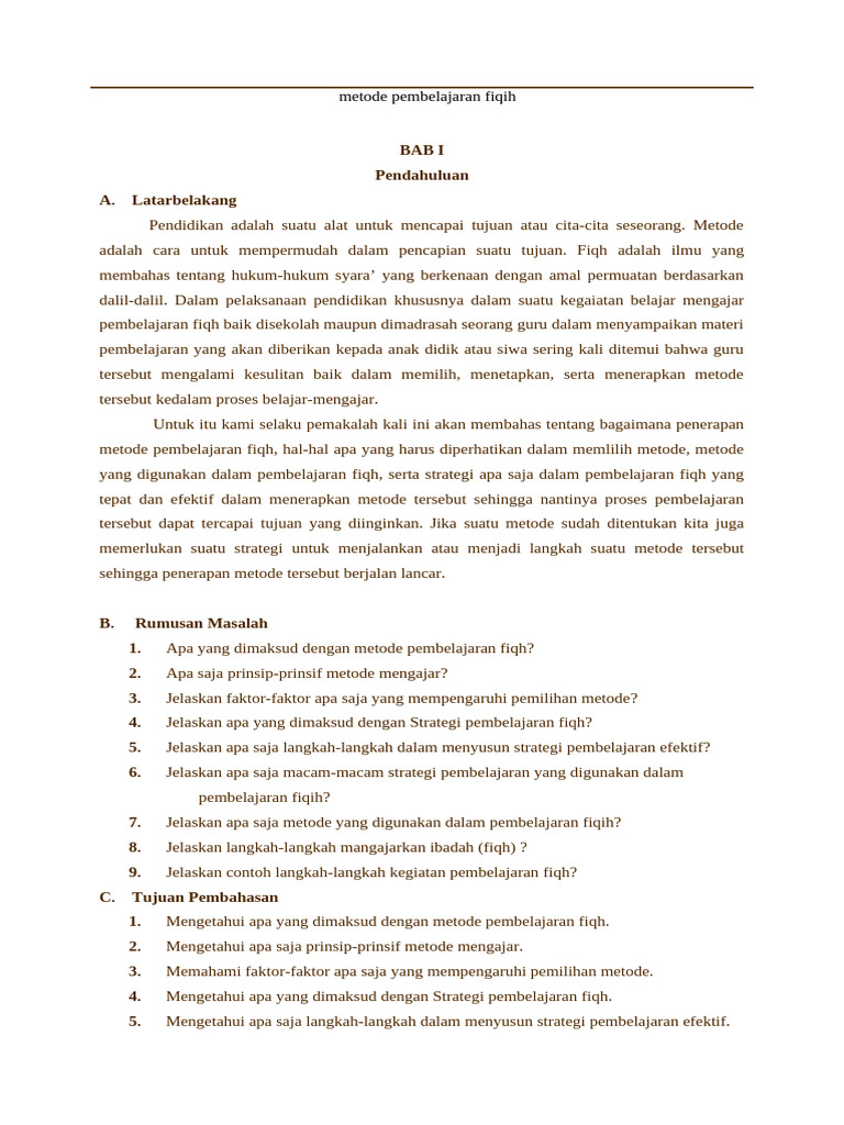 Makalah Fikih | PDF
