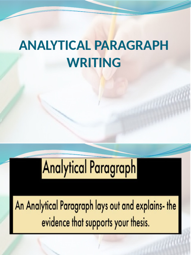 Analytical Paragraph Writing | PDF