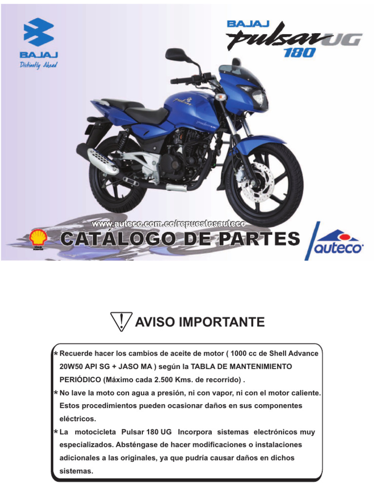 Bajaj - Pulsar 180 Ug | PDF