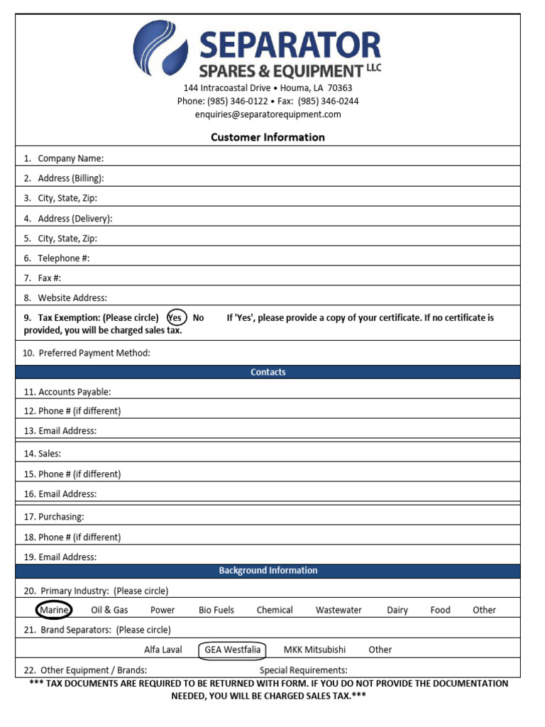 GEA - Customer Information | PDF