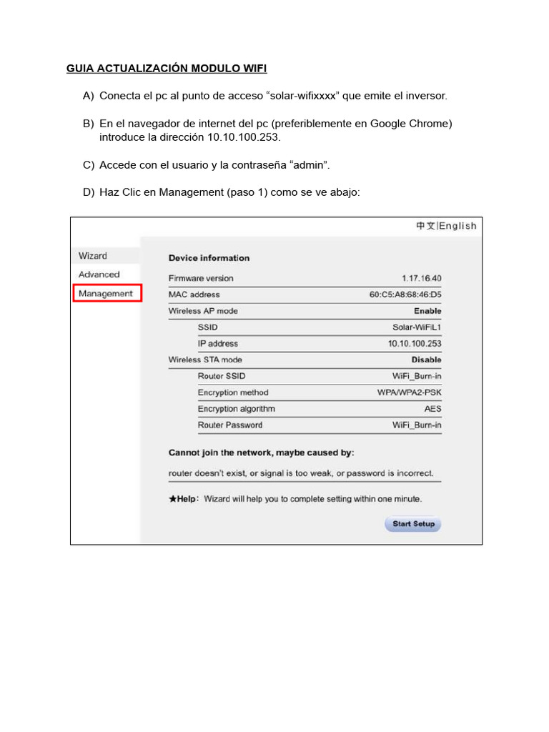 GUIA ACTUALIZACIÓN MÓDULO WIFI | PDF