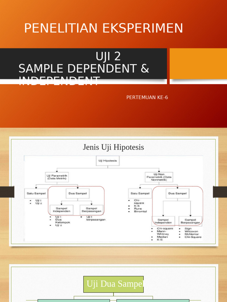 Uji 2 Sample Dependent Dan Independent | PDF