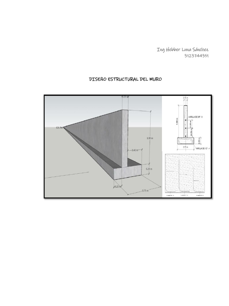 DISEÑO MURO | PDF