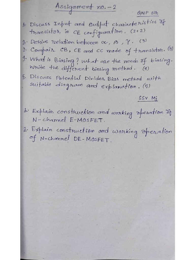 Analog Assign 2 | PDF