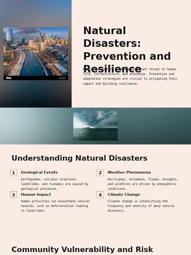 Natural Disasters Prevention and Resilience | PDF