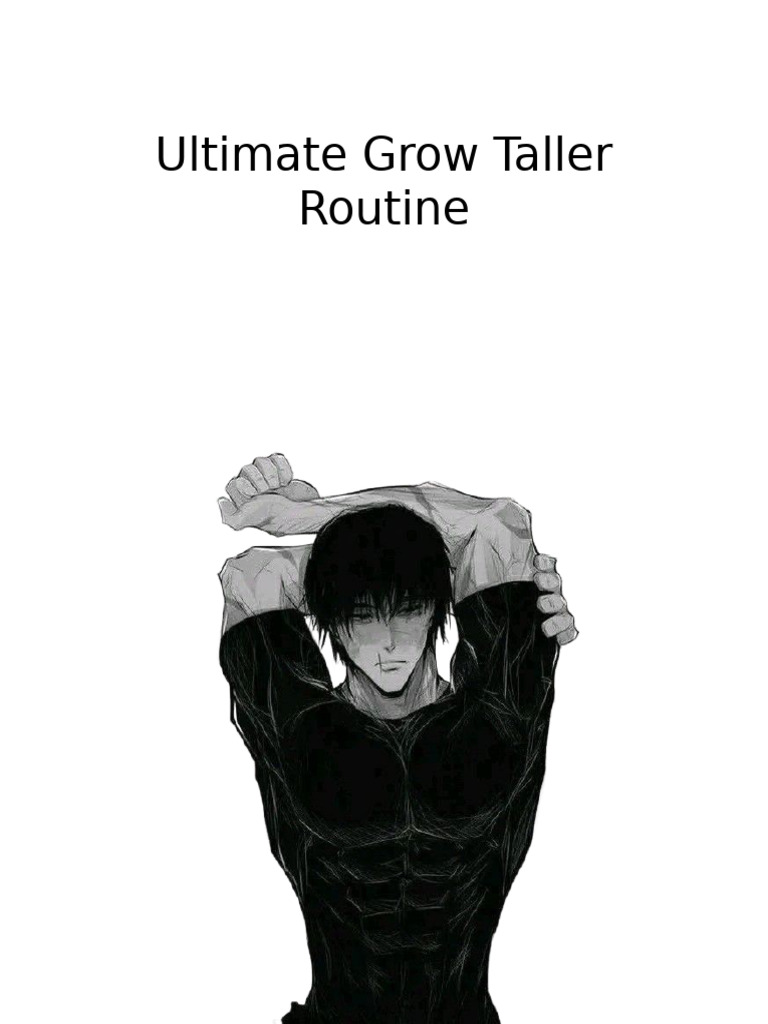 Grow Taller Guide Made By Gigachad Pdf Dietary Supplements