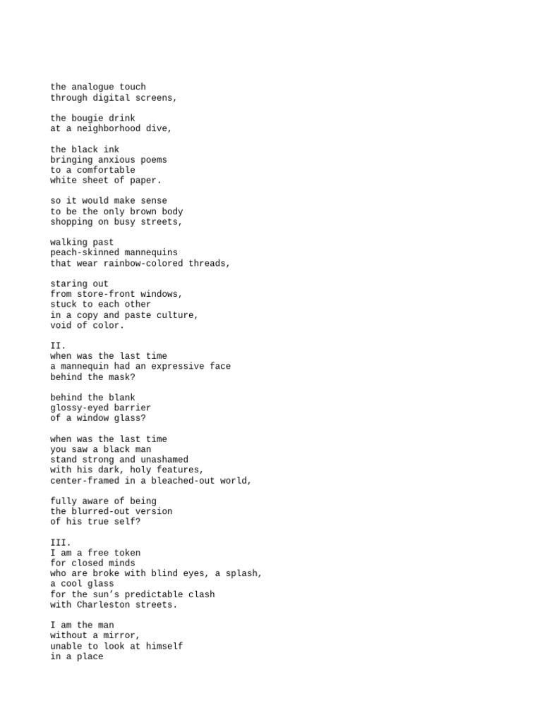 Poem | PDF