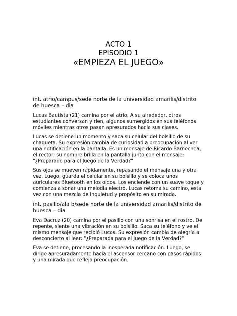 El Juego de La Verdad | PDF