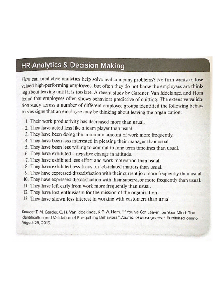 Case Study-HR Analytics and Decision - Making | PDF
