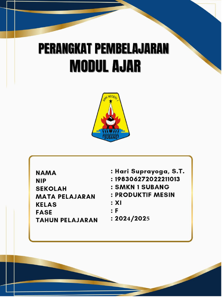 Modul Ajar 3.1 Bubut | PDF