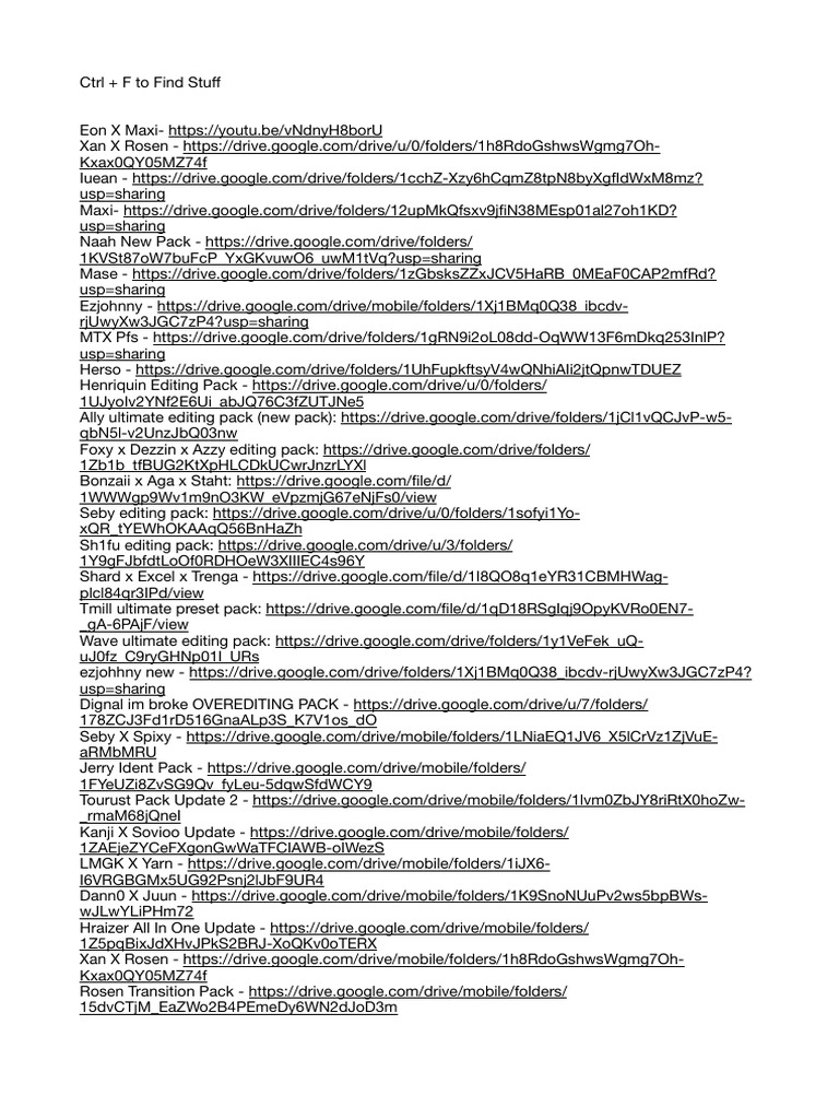 Over 300k Packs | PDF