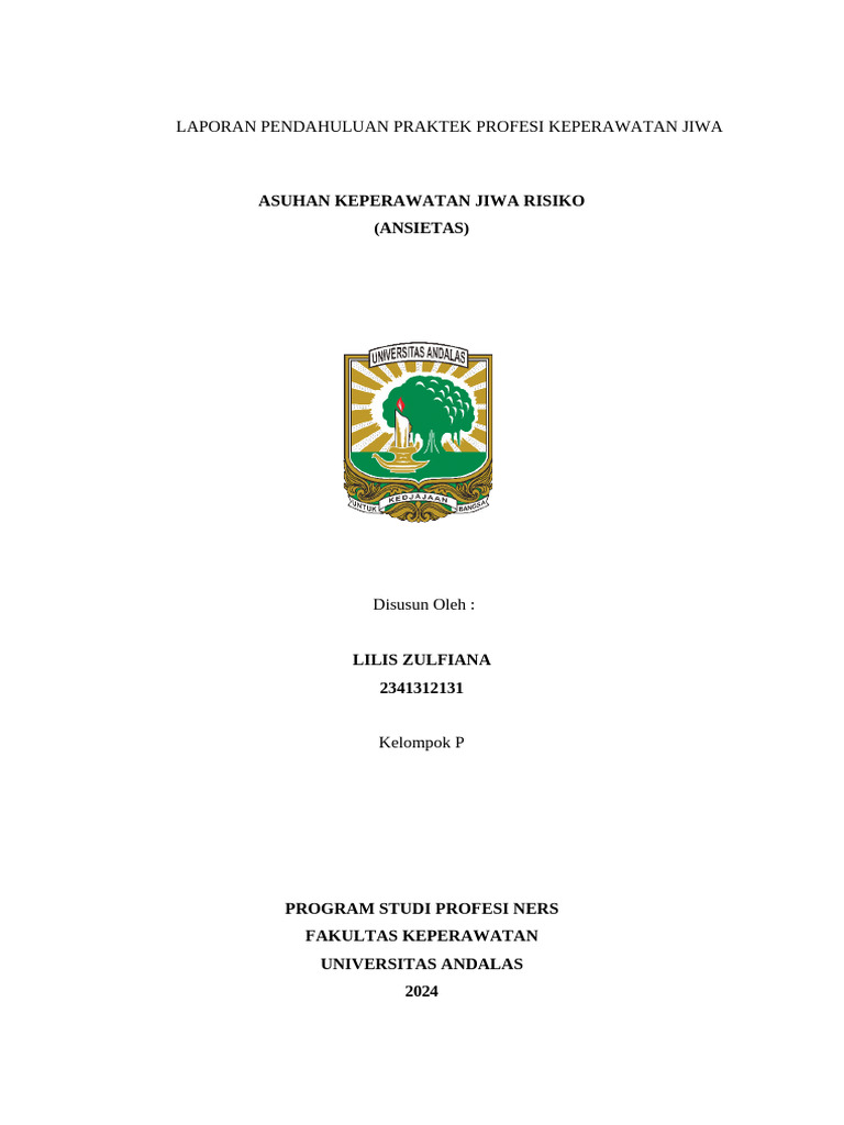 LP Ansietas Lilis | PDF