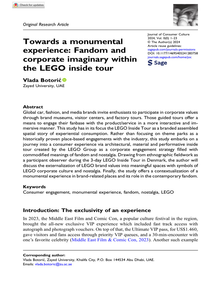 Botoric 2024 Towards A Monumental Experience Fandom and Corporate ...
