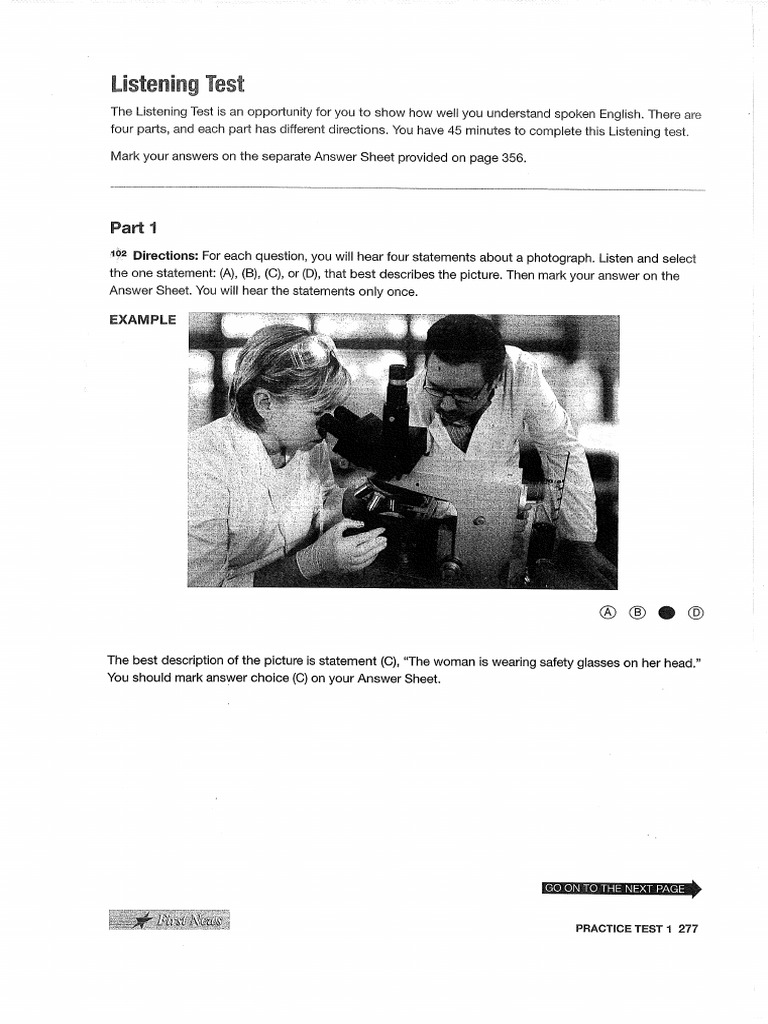 13 - TOEIC Listening Full Test - Mini Test 3 | PDF