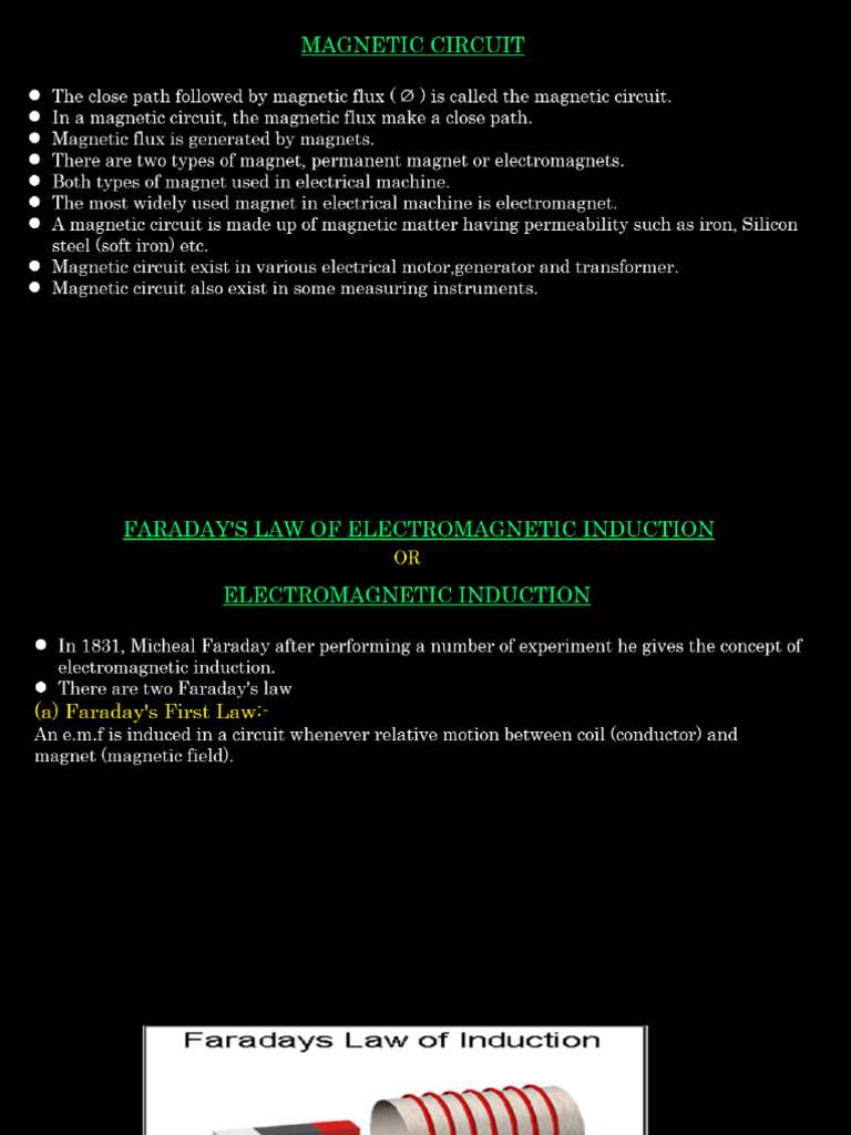 Faraday S Law Of Electromagnetic Induction Pdf