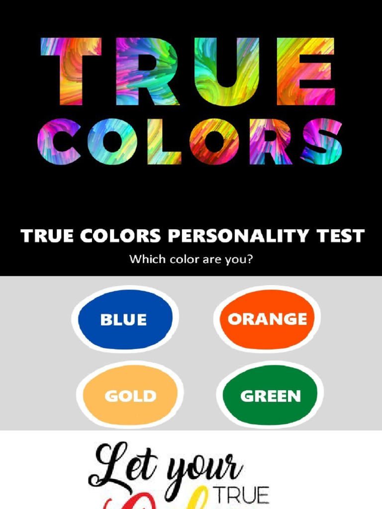 True Colors | PDF