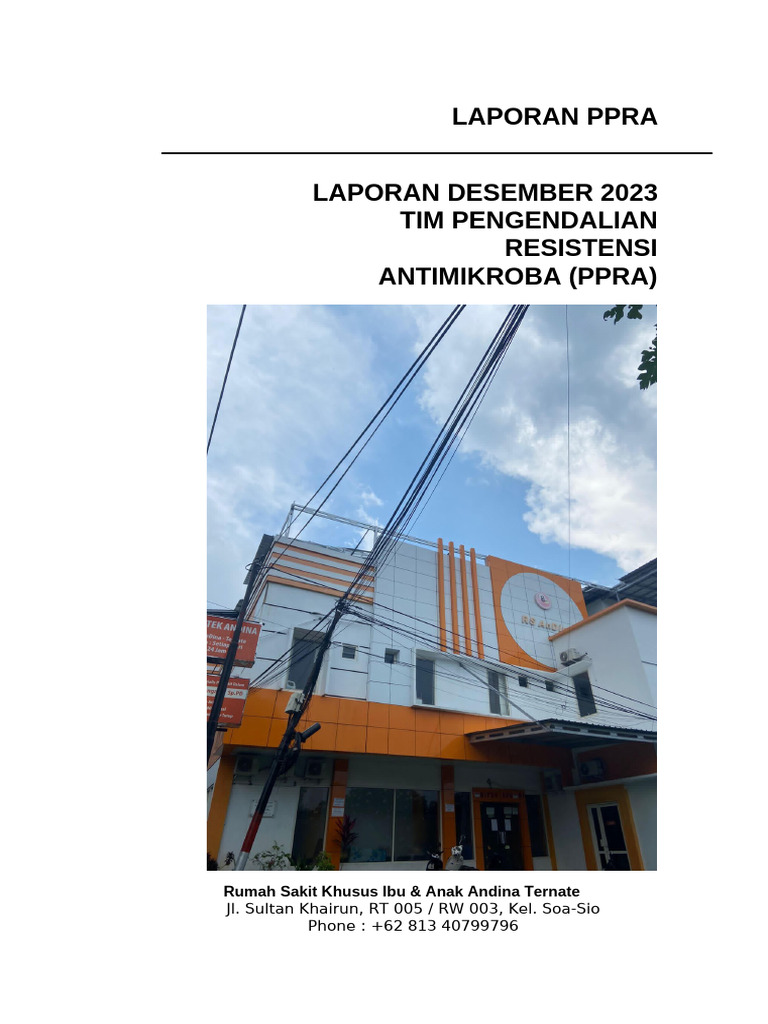 Laporan PPRA | PDF