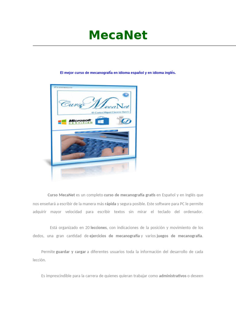 Curso MecaNet | PDF