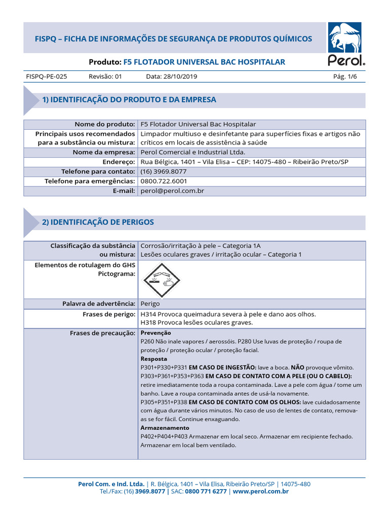 Fispq F5 Bac Hospitalar | PDF