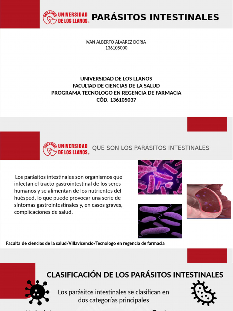Parasitos Intestinales | PDF