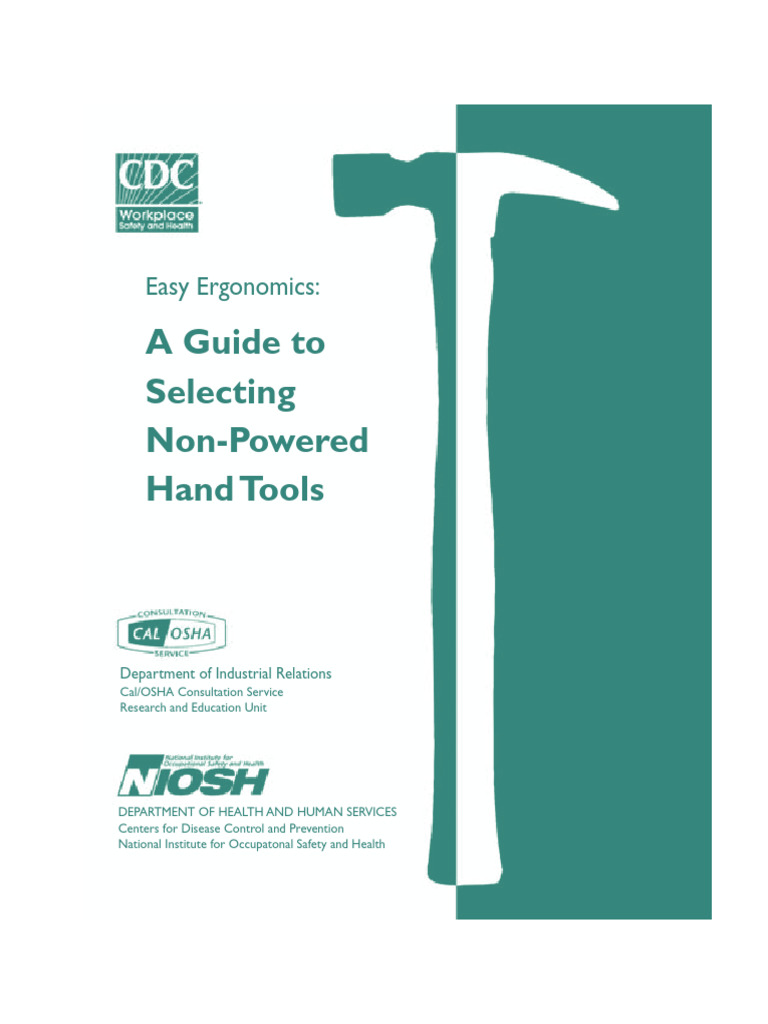 CDC Guide To Selecting Non-Powered Hand Tools | PDF
