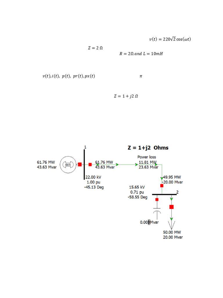 Power system Lab 3 | PDF