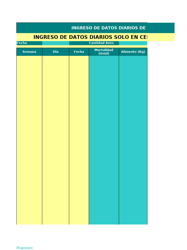 Registro Diario | PDF