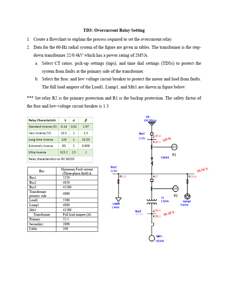 TD3-Overcurrent Relay | PDF