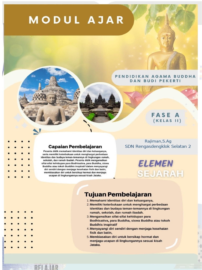 Rajiman Modul Ajar Fase A Kelas 2 Sem Ganjil | PDF