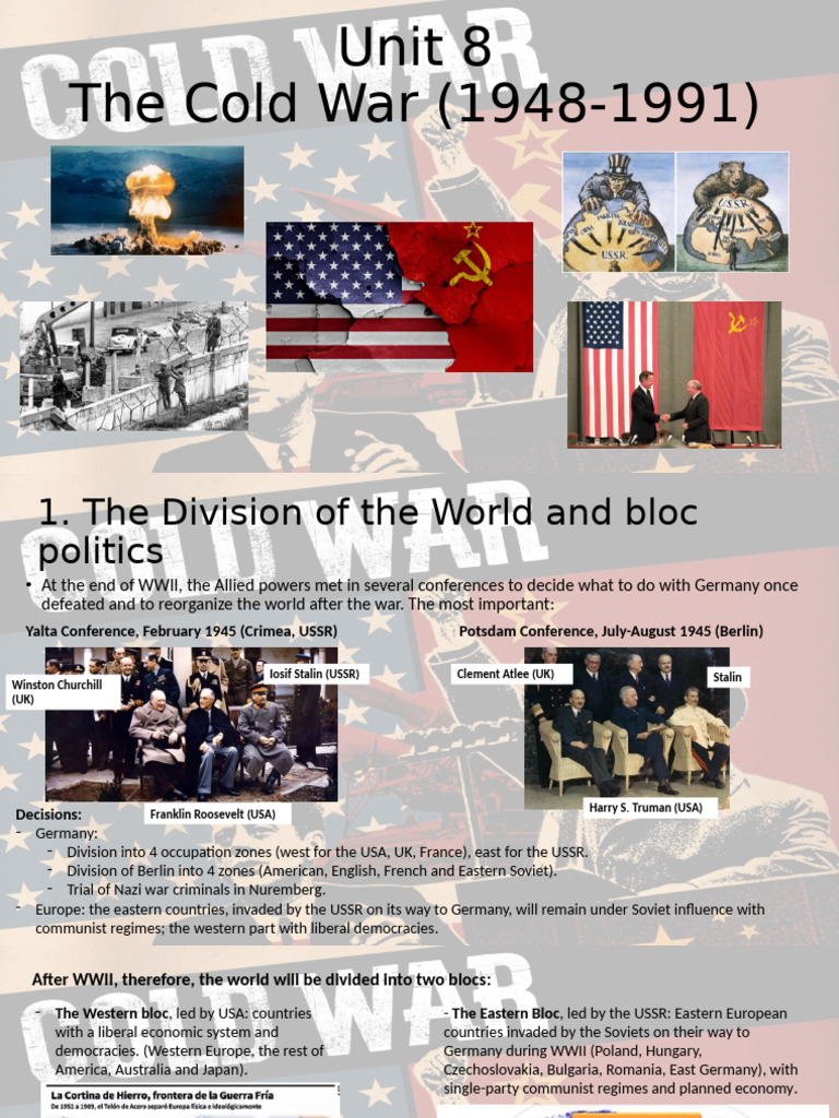 Cold War (1948-1991) | PDF