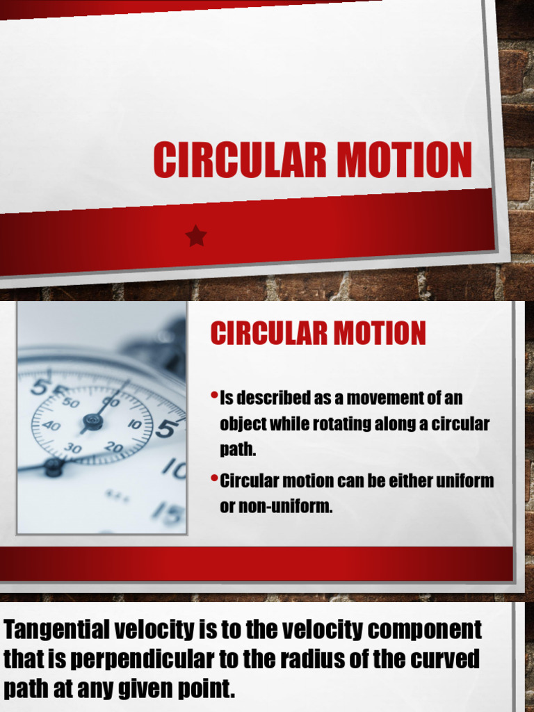 Circular Motion | PDF