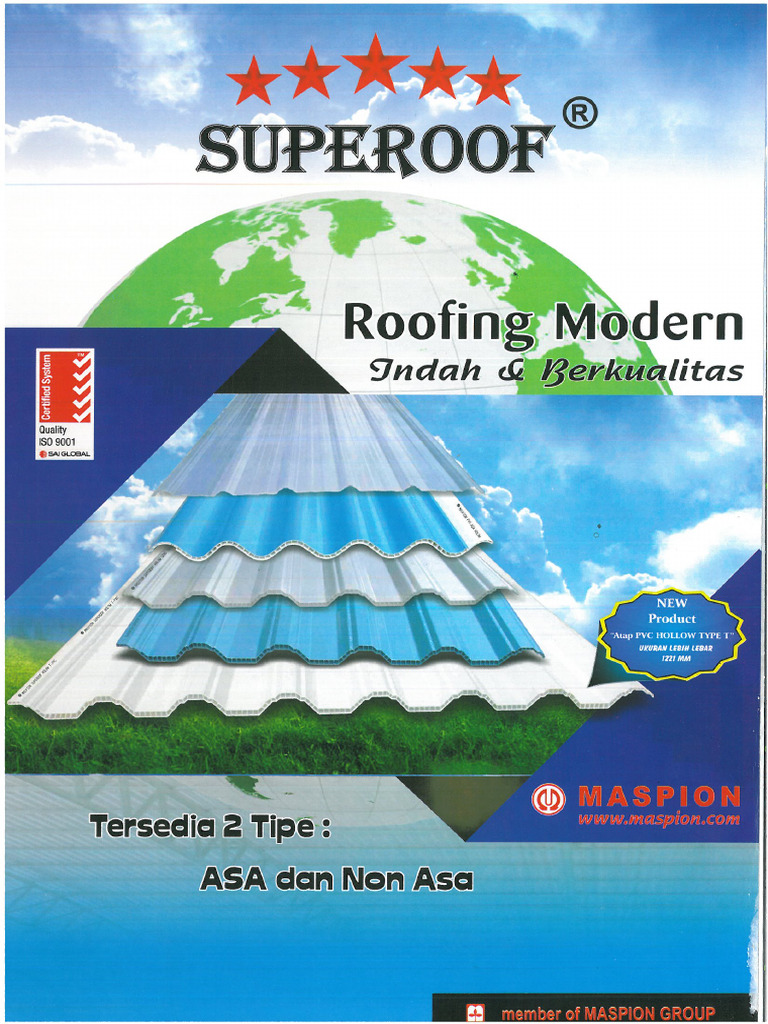 Brosur Atap Maspion | PDF