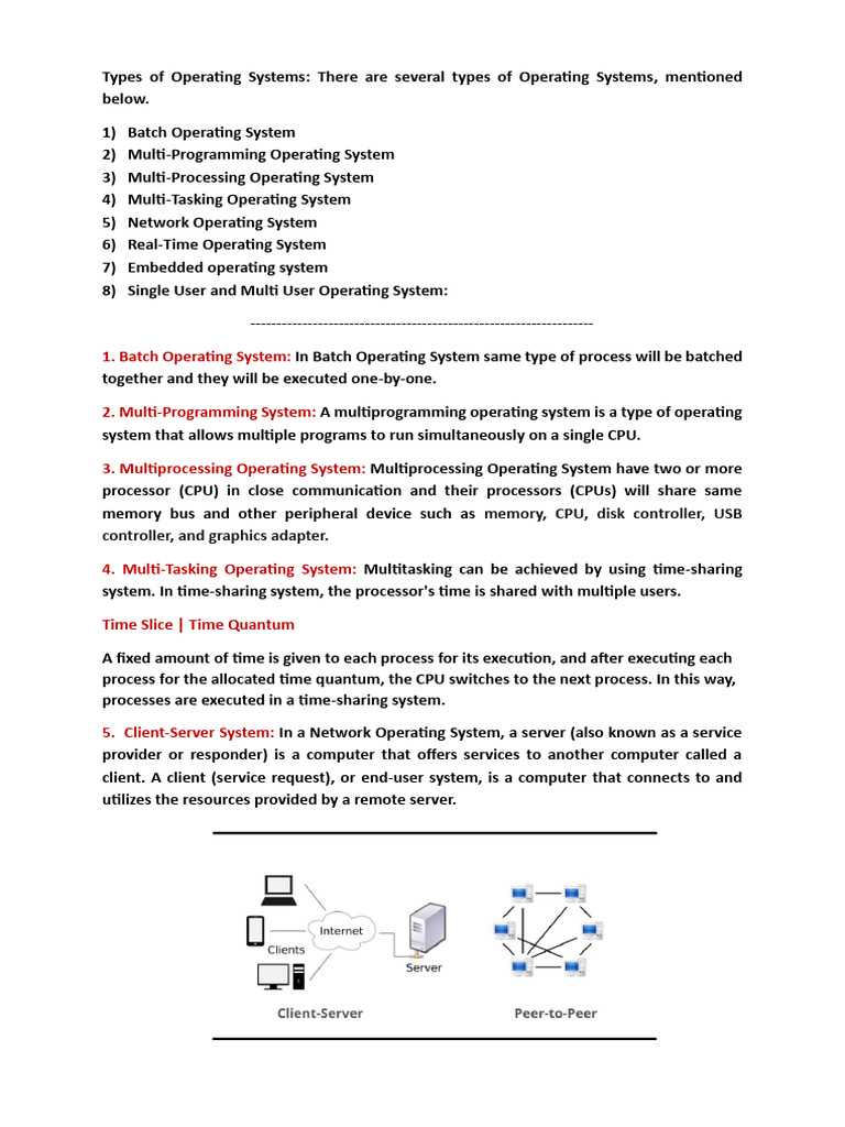 3. Types of OS | PDF