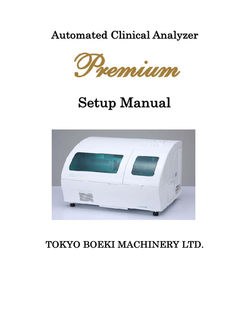 Premium Setup Manual Ver.1.03 | PDF