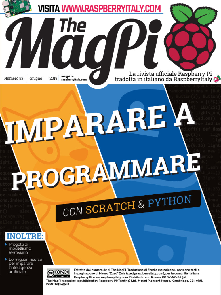 MagPi82 ITA-Imparare A Programmare Con Scratch e Python-RaspberryItaly ... MagPi82 ITA-Imparare A Programmare Con Scratch e Python-RaspberryItaly ...