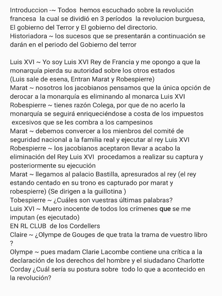 La Revolución Francesa (El Gobierno Del Terror - 240707 - 224247 | PDF