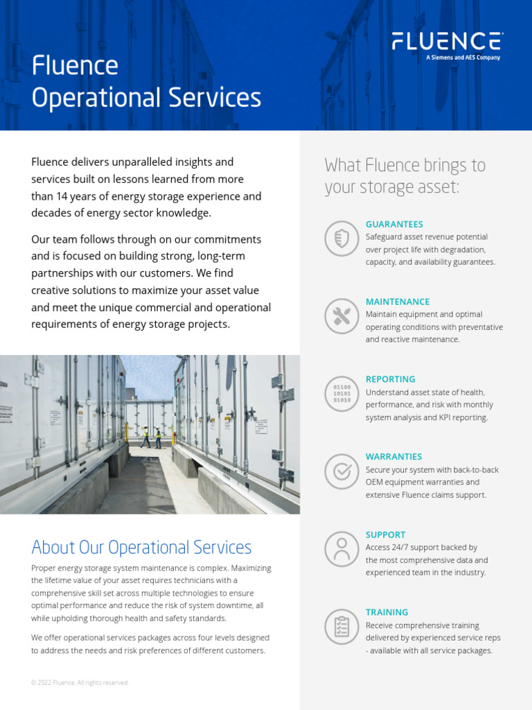 Fluence Operational Services | PDF