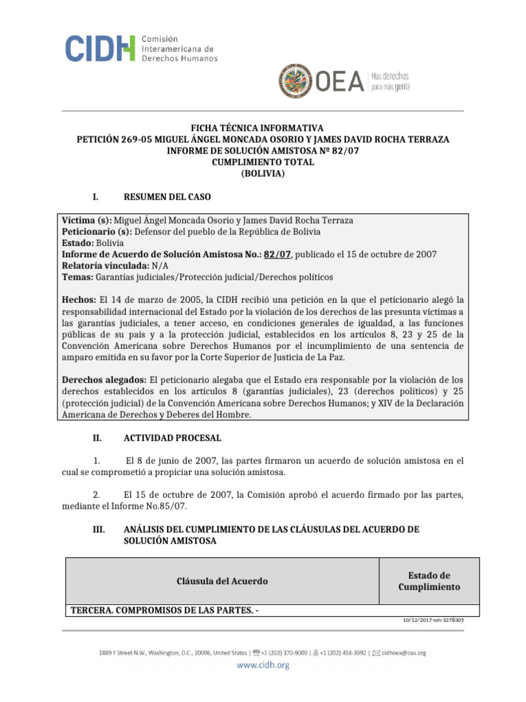 FT Sa Bol Petition 269-05 Spa | PDF