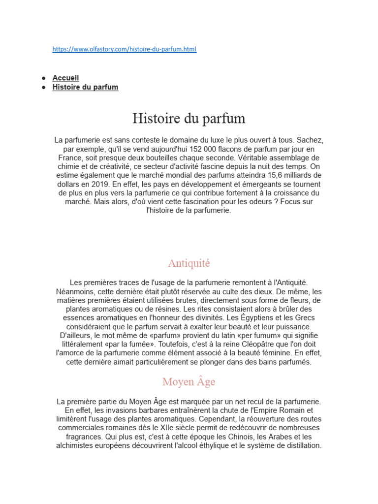 Elopgav - Histoire Du Parfum | PDF