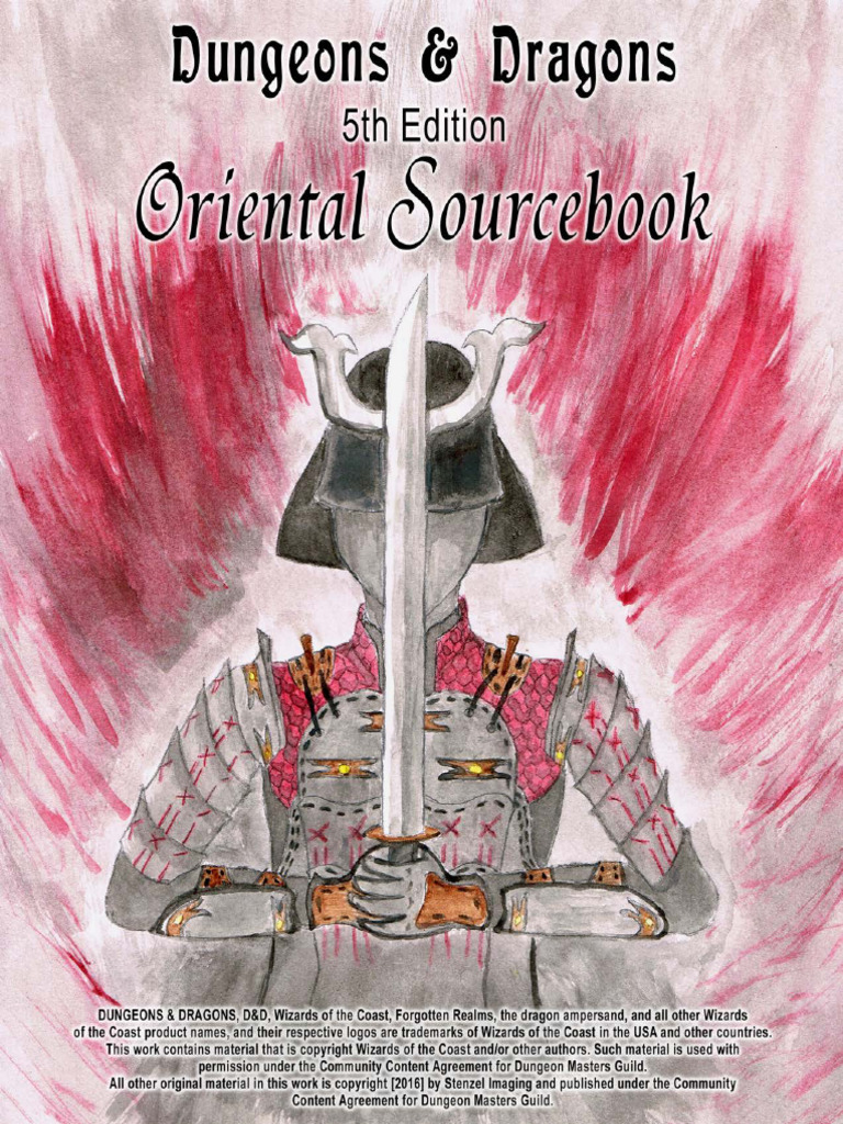 5E - Oriental Sourcebook | PDF