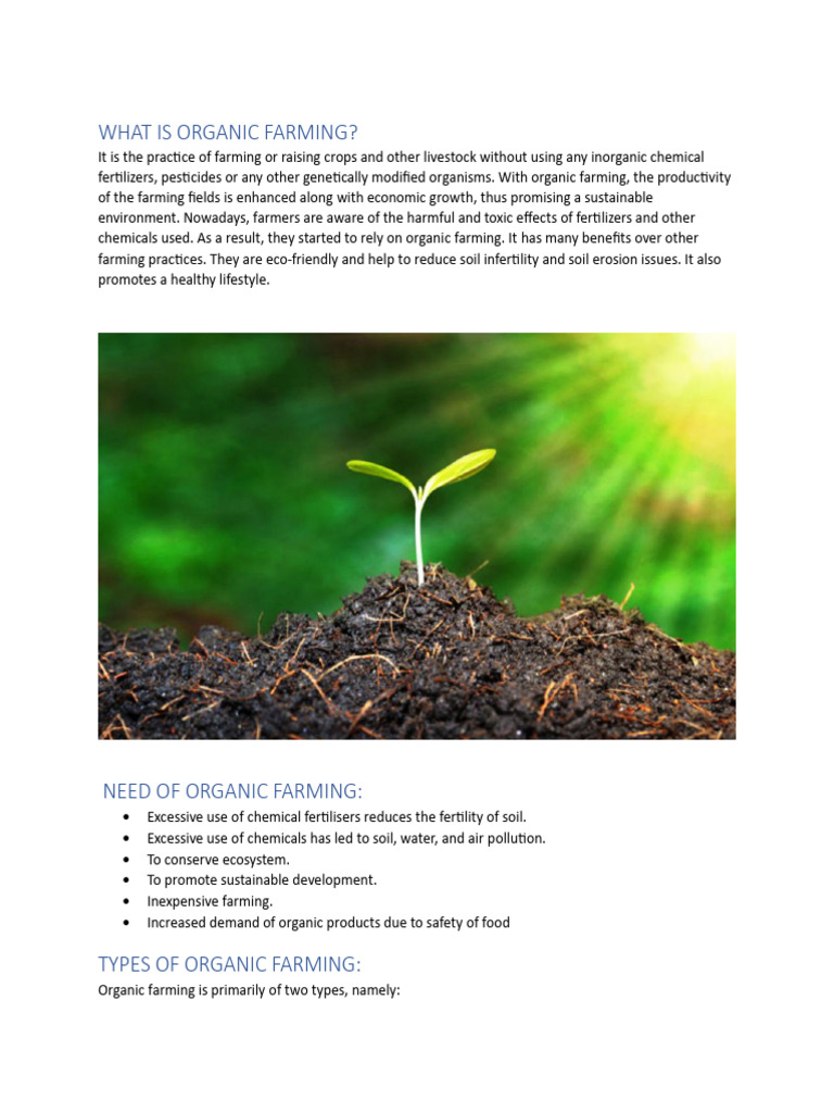 Scr Organic Farming | PDF